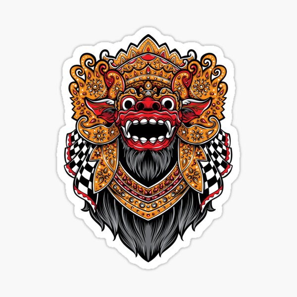 "barong bali" Sticker for Sale by killzilla | Redbubble