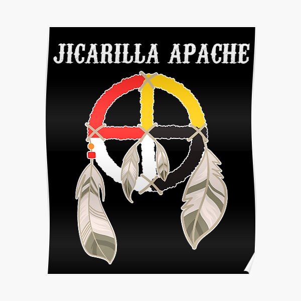 "Jicarilla Apache Tribe Nation Native Medicine Wheel" Poster for Sale by MagicBoutique | Redbubble