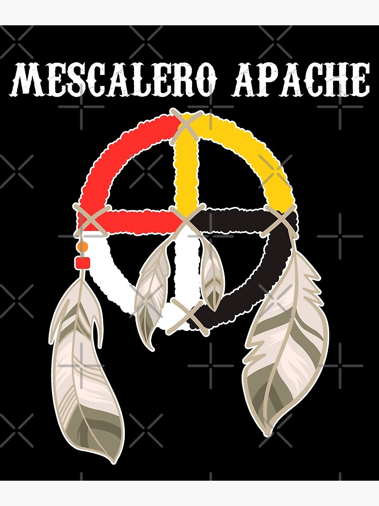 "Mescalero Apache Tribe Nation Native Medicine Wheel" Art Print for ...