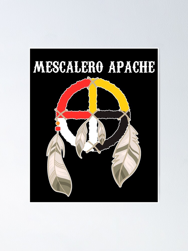 "Mescalero Apache Tribe Nation Native Medicine Wheel" Poster for Sale ...