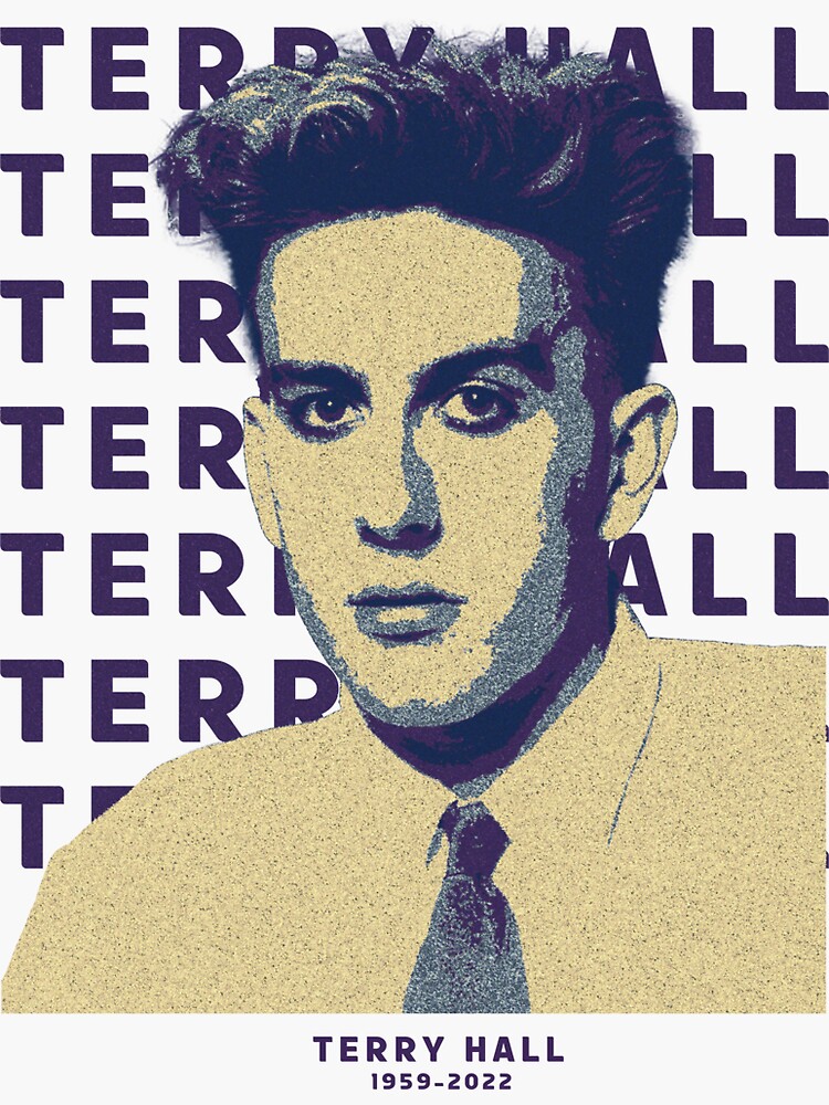 "Terry Hall" Sticker for Sale by millashadow | Redbubble