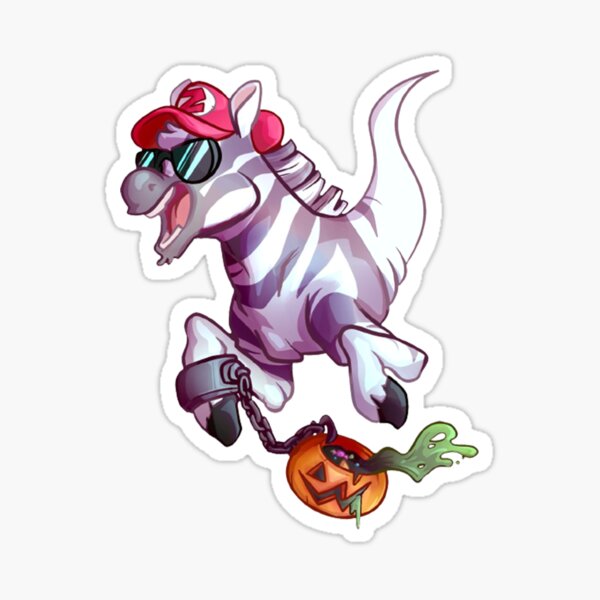 "zebra gamer " Sticker for Sale by ONLyFANs1 | Redbubble