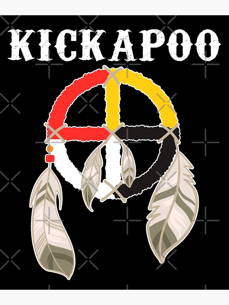 "Kickapoo Tribe Nation Native Medicine Wheel" Poster for Sale by ...