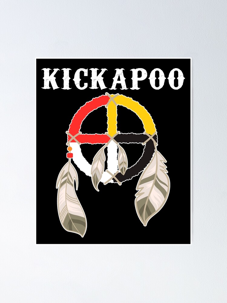 "Kickapoo Tribe Nation Native Medicine Wheel" Poster for Sale by ...