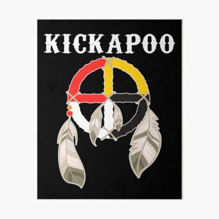 "Kickapoo Tribe Nation Native Medicine Wheel" Art Board Print for Sale ...