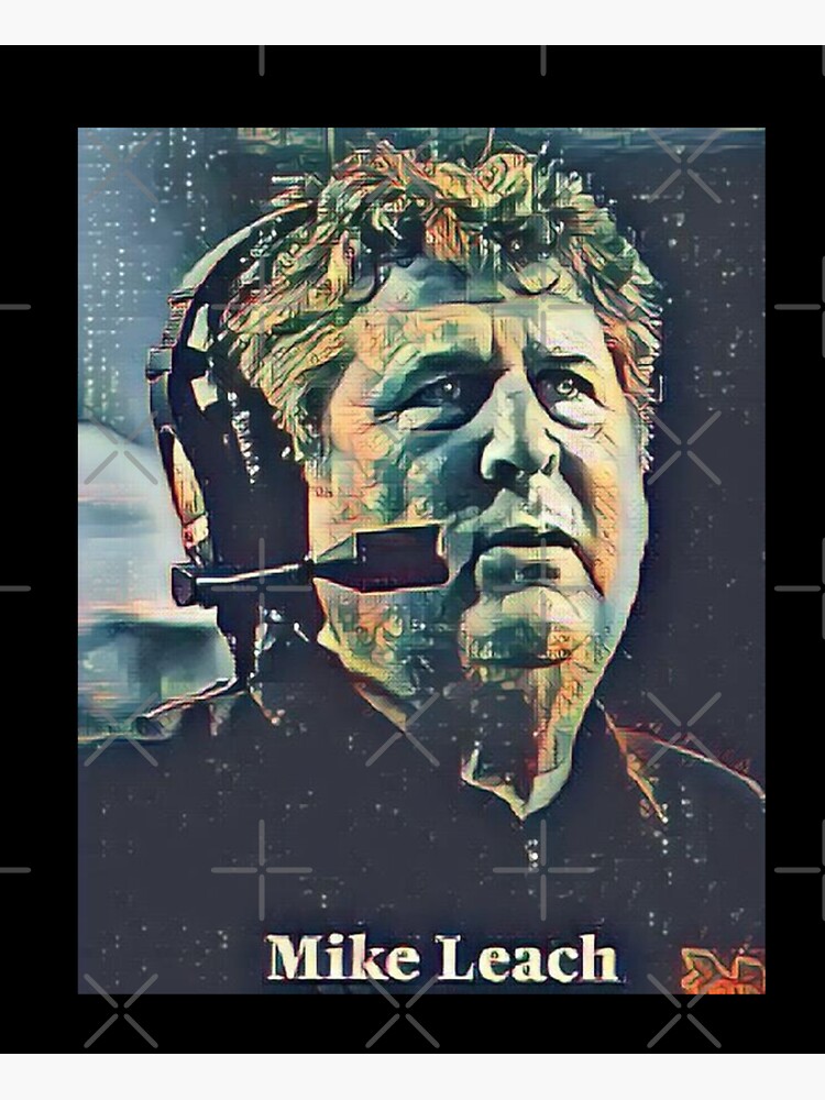 "Mike Leach." Sticker for Sale by 7Royal | Redbubble