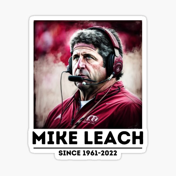"Mike Leach : Washington State Football Coach " Sticker for Sale by ...