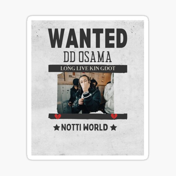 "Dd Osama" Sticker for Sale by pulchra1 | Redbubble