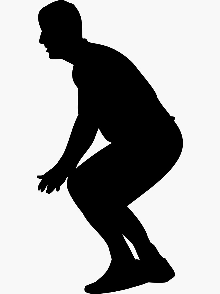 "Basketball Defense Black Icon" Sticker for Sale by DENICHStore | Redbubble