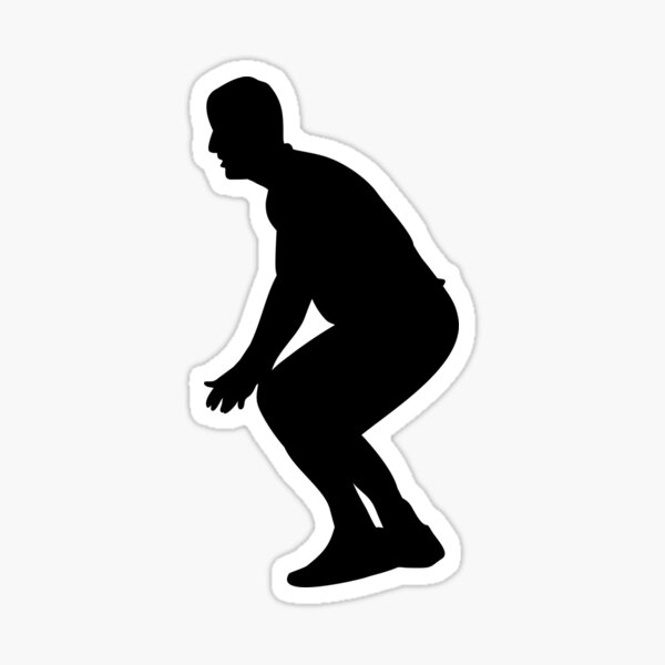 "Basketball Defense Black Icon" Sticker for Sale by DENICHStore | Redbubble