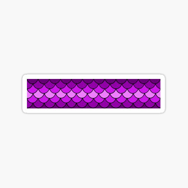 "Purple Scales" Sticker by derekofspades | Redbubble
