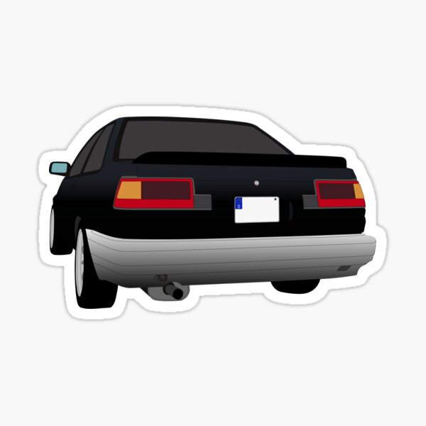 "Toyota AE86 Sprinter Trueno Coupé" Sticker for Sale by mickfussbahn ...