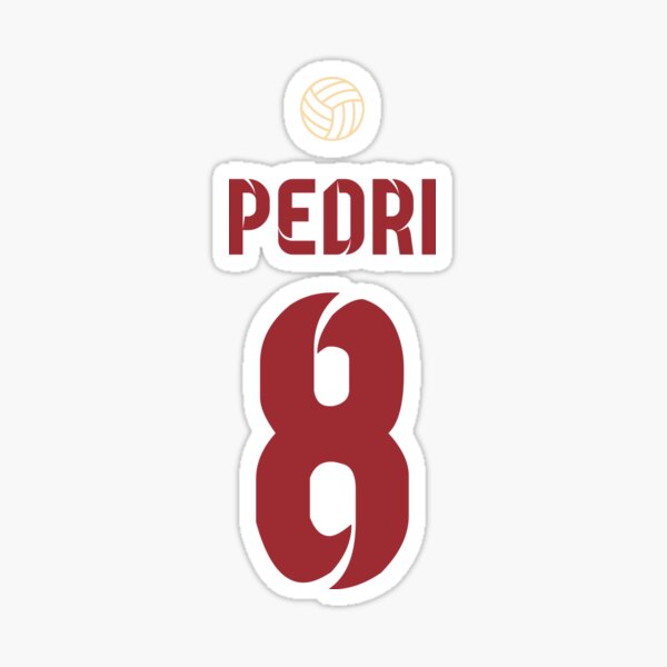 "PEDRI 8 SPAIN" Sticker for Sale by MINIMATIVE8 | Redbubble
