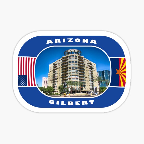 "Arizona, Gilbert, USA" Sticker for Sale by DeluxDesign2022 | Redbubble