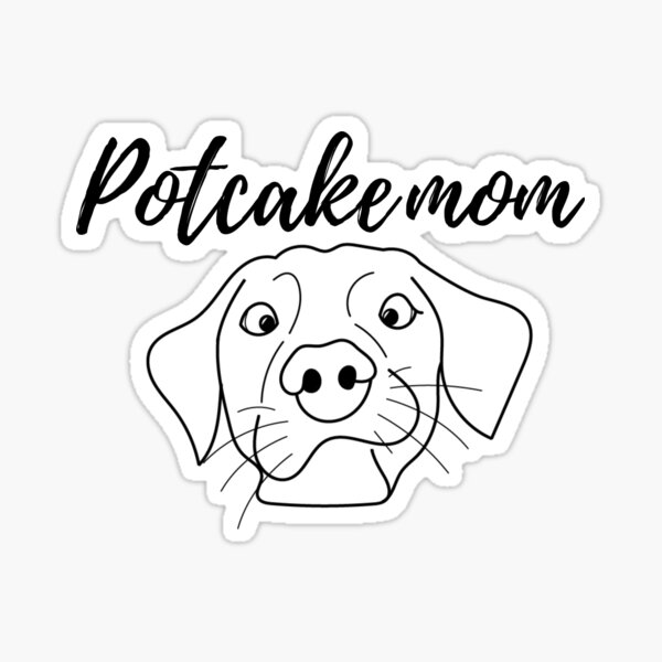 "Potcake Mom for Dog Lover Dad Mom" Sticker for Sale by EsraaBaniOdeh ...