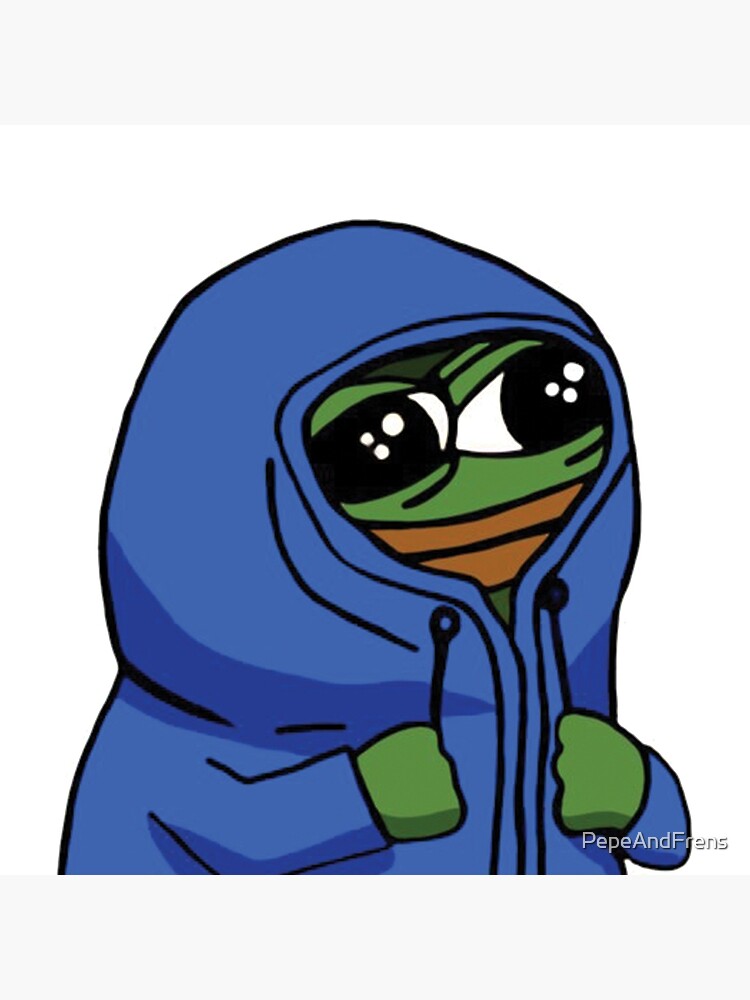 "Pepe the Frog - Cozy Peepo in hoodie" Poster for Sale by PepeAndFrens ...