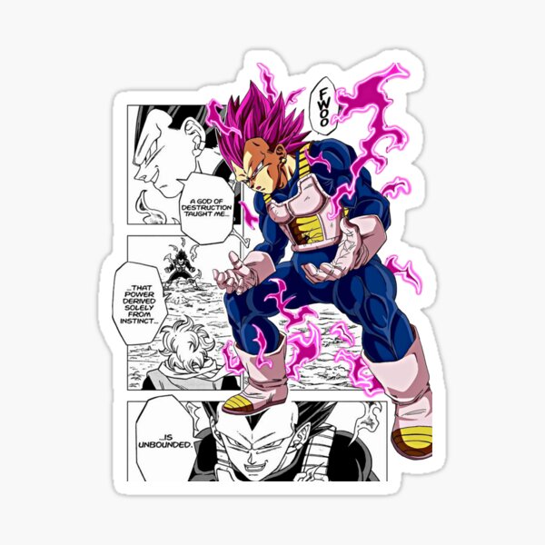 "Vegeta ultra ego" Sticker for Sale by ZORO-DESIGN | Redbubble