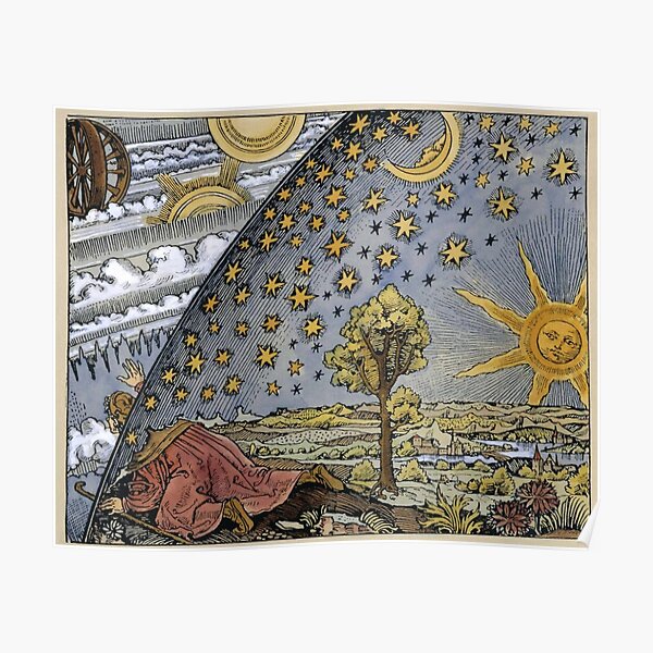 "Flammarion Engraving Original Version" Poster for Sale by ...