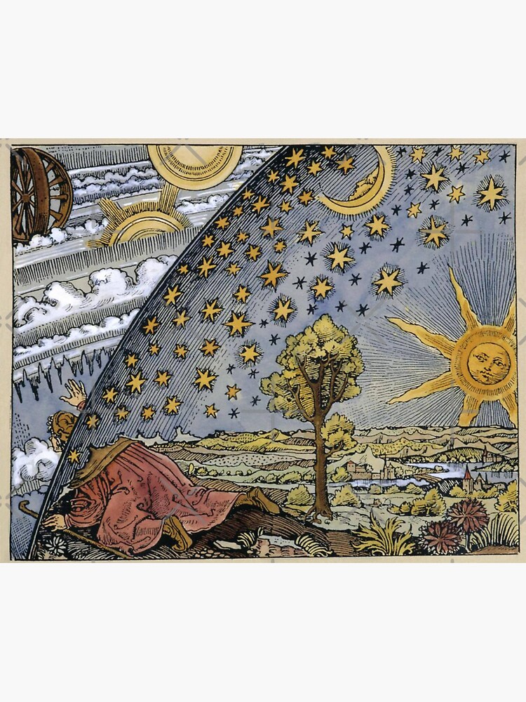 "Flammarion Engraving Original Version" Sticker for Sale by ...