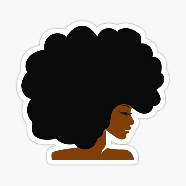 Afro Stickers | Redbubble