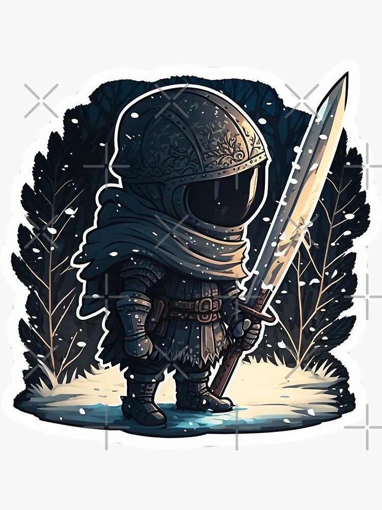 "hollow sword sticker" Sticker for Sale by safolio-Art | Redbubble
