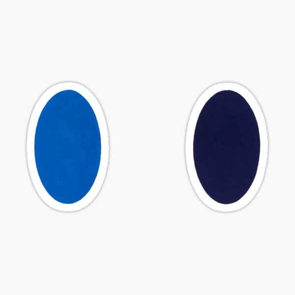 "Dual Ellipsis - Modern Art" Sticker for Sale by OneOrb | Redbubble