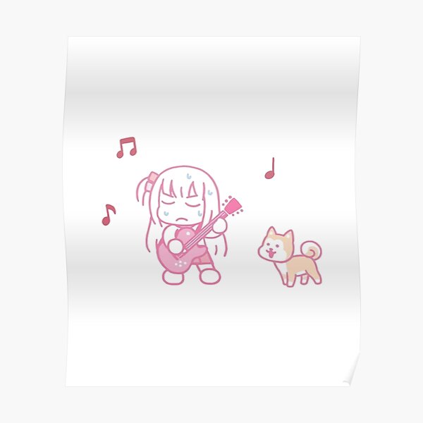 "bocchi bocchi" Poster for Sale by OUMAANANE | Redbubble