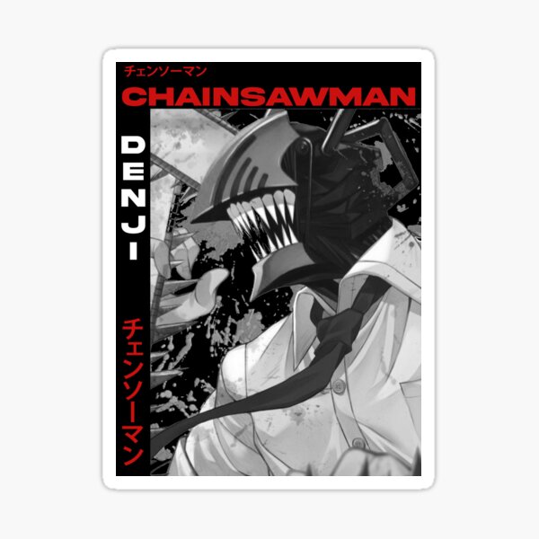 "Chainsawman - Denji" Sticker for Sale by Animex2hood | Redbubble