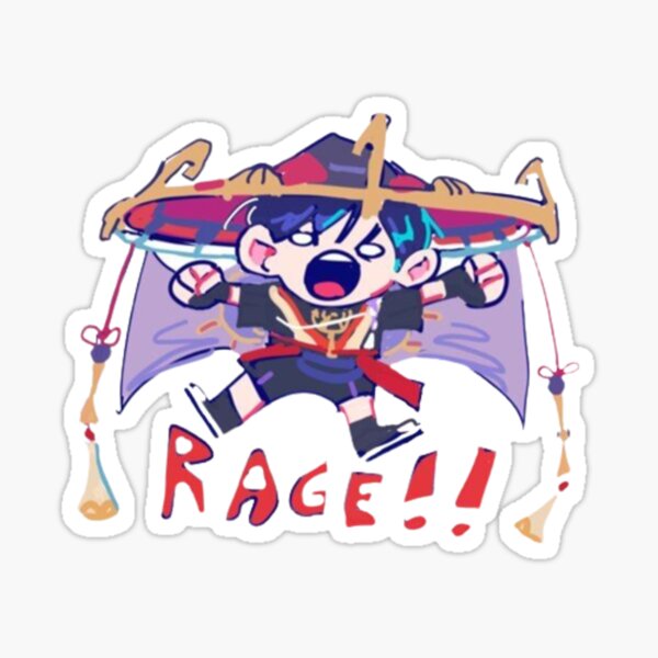 "Genshin impact scaramouche " Sticker for Sale by Tiorlelin | Redbubble