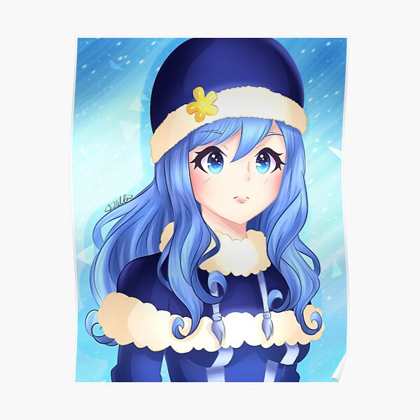 "Juvia - fairy tail" Poster for Sale by EvangelineZoe | Redbubble