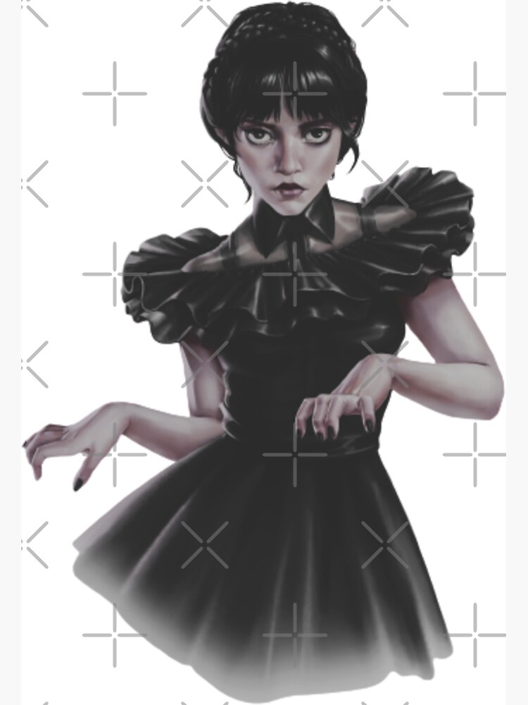 "Wednesday Addams Jenna Ortega Addams nevermore wenclair Nightshades ...