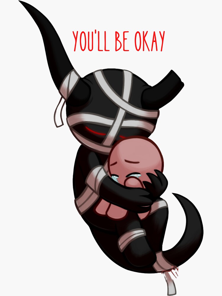 "Funny The Binding of Isaac design" Sticker for Sale by mopublishing ...