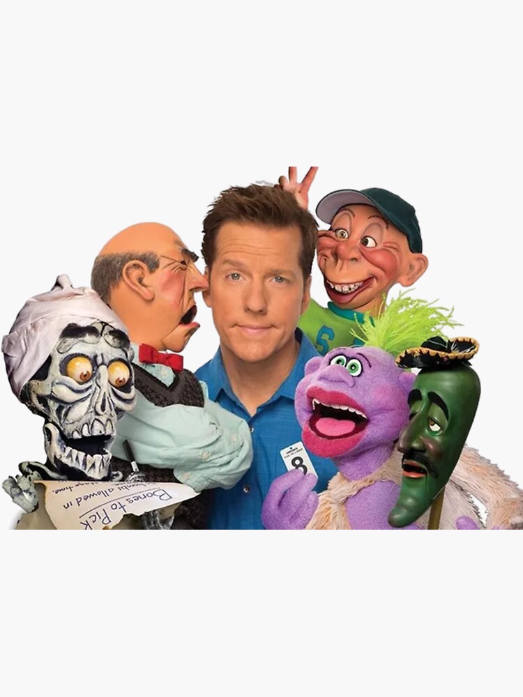 "Jeff Dunham" Sticker for Sale by Jackob7 | Redbubble