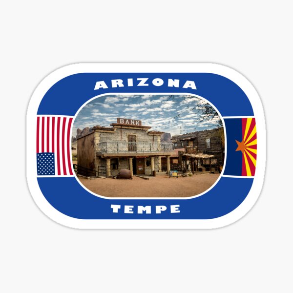 "Arizona, Tempe, USA" Sticker for Sale by DeluxDesign2022 | Redbubble