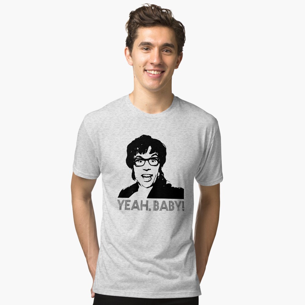 "Austin Powers - Yeah baby!" Sticker for Sale by martianart | Redbubble