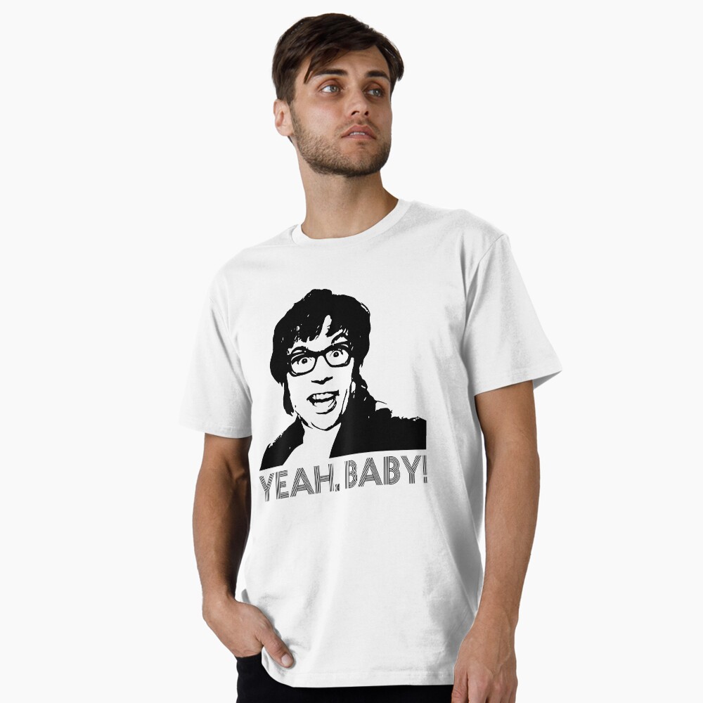 "Austin Powers - Yeah baby!" Sticker for Sale by martianart | Redbubble