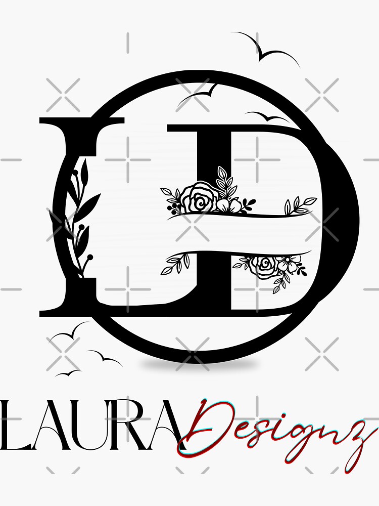 "LAURA DESIGNZ CUSTOM MERCH COLLECTION" Sticker for Sale by ...