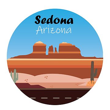 "Sedona Arizona" Sticker for Sale by FutureAdventure | Redbubble