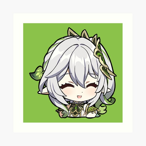 "Nahida | Genshin Impact Sticker "Happy"" Art Print for Sale by ...