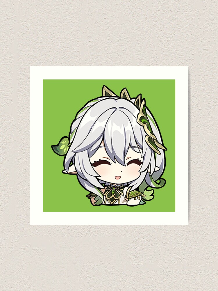 "Nahida | Genshin Impact Sticker "Happy"" Art Print for Sale by ...