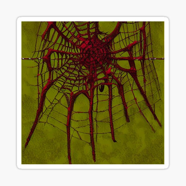 "rotten web" Sticker for Sale by MyOilArt4you | Redbubble