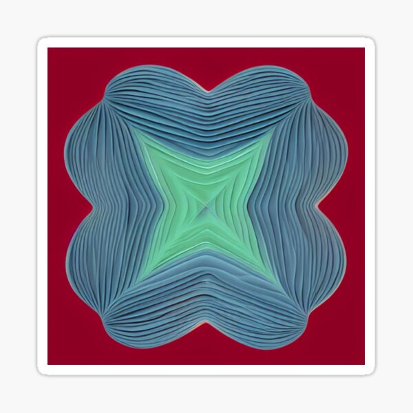 "unfolded ratio" Sticker for Sale by MyOilArt4you | Redbubble