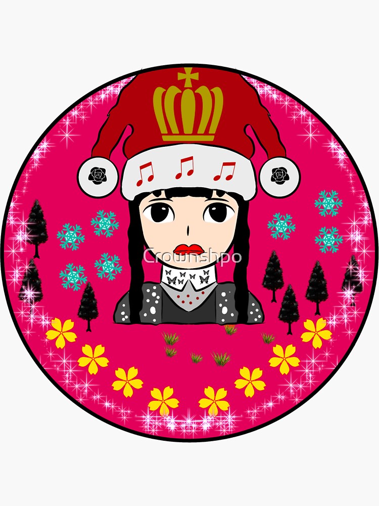 "wednesday addams window" Sticker for Sale by Crownshpo | Redbubble