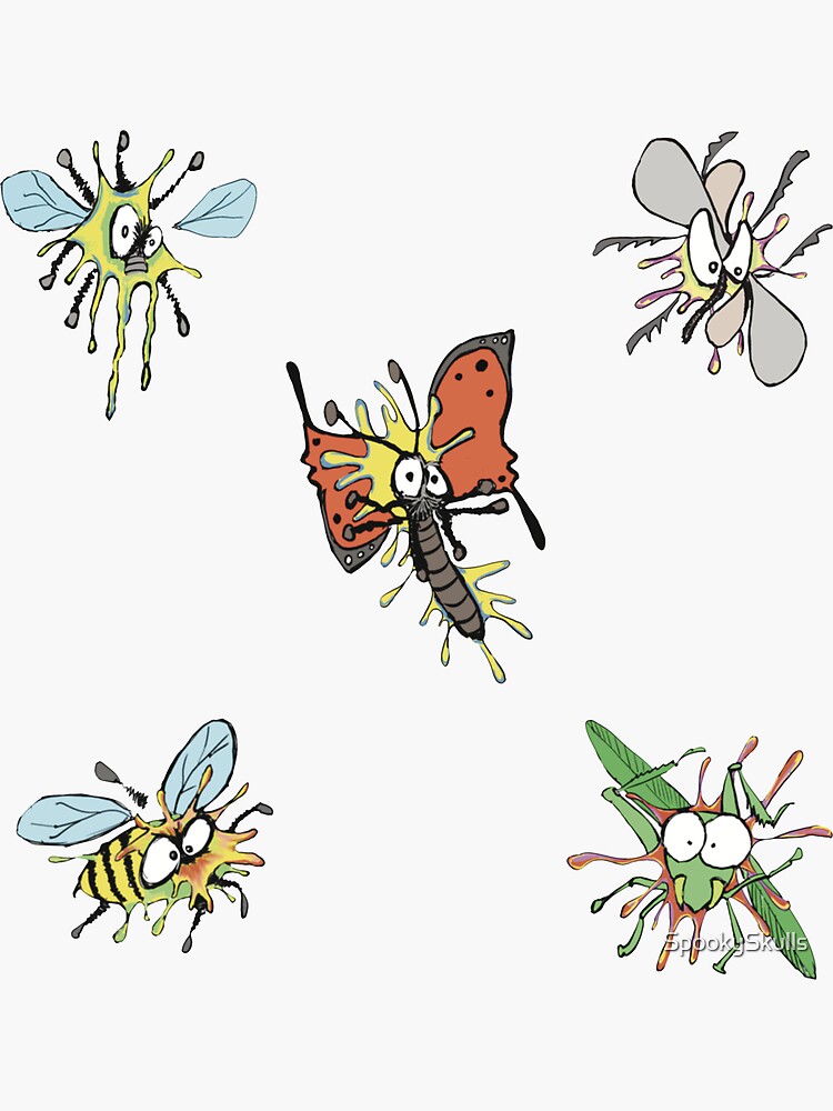 "Window Pain-Bugs experience window pain" Sticker for Sale by ...