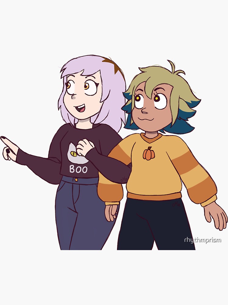 "The Owl House Vee and Amity Big Sister Vibes" Sticker for Sale by ...