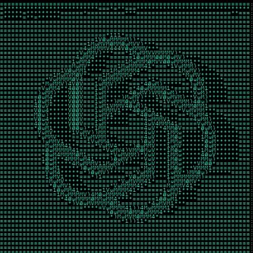 "ChatGPT Green ASCII ART" Art Board Print for Sale by AmbassadorSmash ...