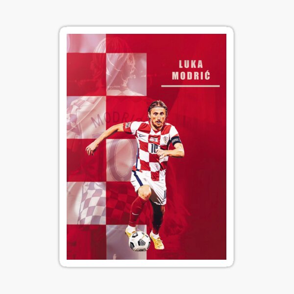 Sticker « Luka Modric - Joueur de football Luka Modric - Luka Modrić ...