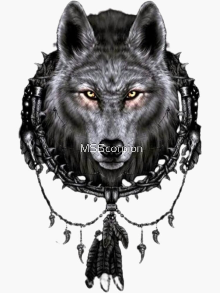 "Dance with wolves design classic" Sticker for Sale by MSScorpion ...