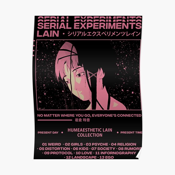 "Serial Experiments Lain Aesthetic " Poster for Sale by GregoryFalk ...
