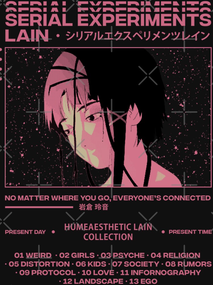 "Serial Experiments Lain Aesthetic " T-shirt for Sale by GregoryFalk ...